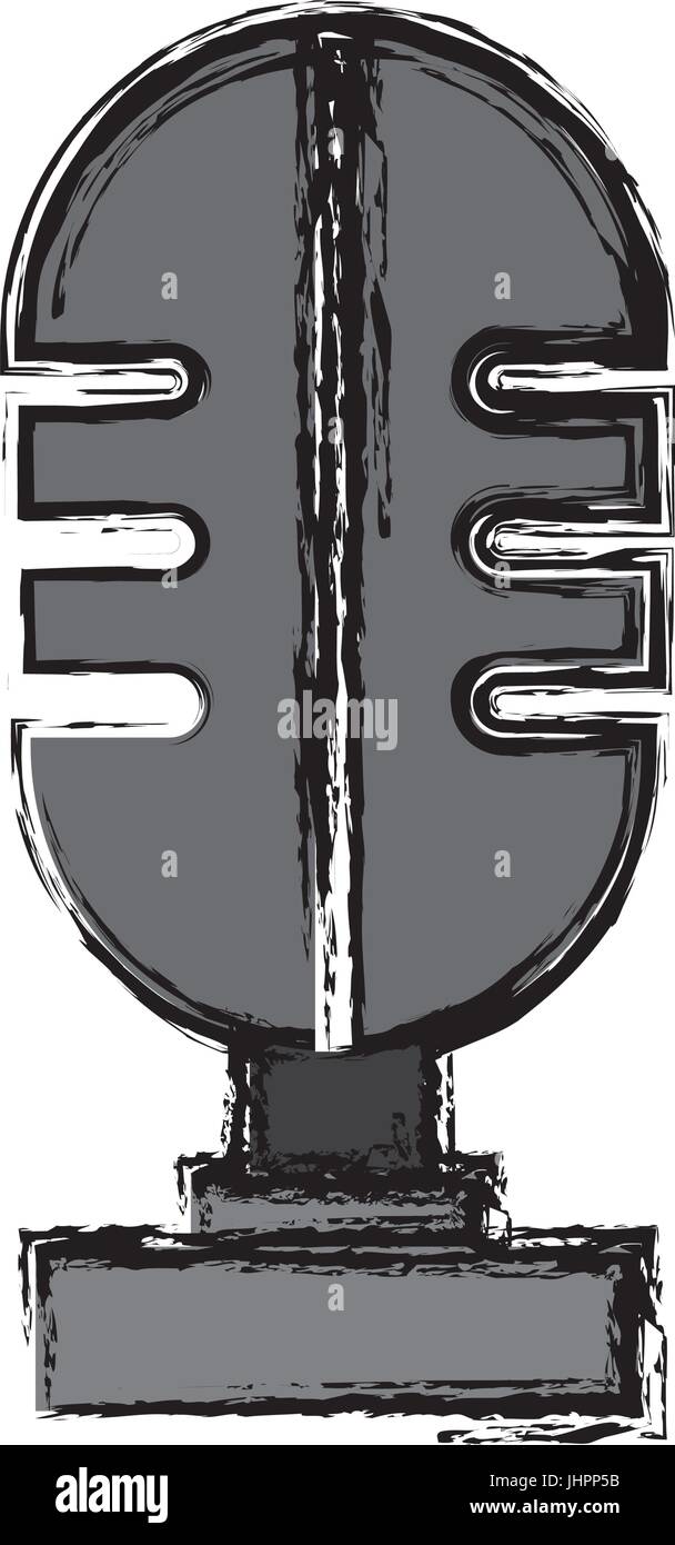 retro microphone icon Stock Vector Image & Art - Alamy