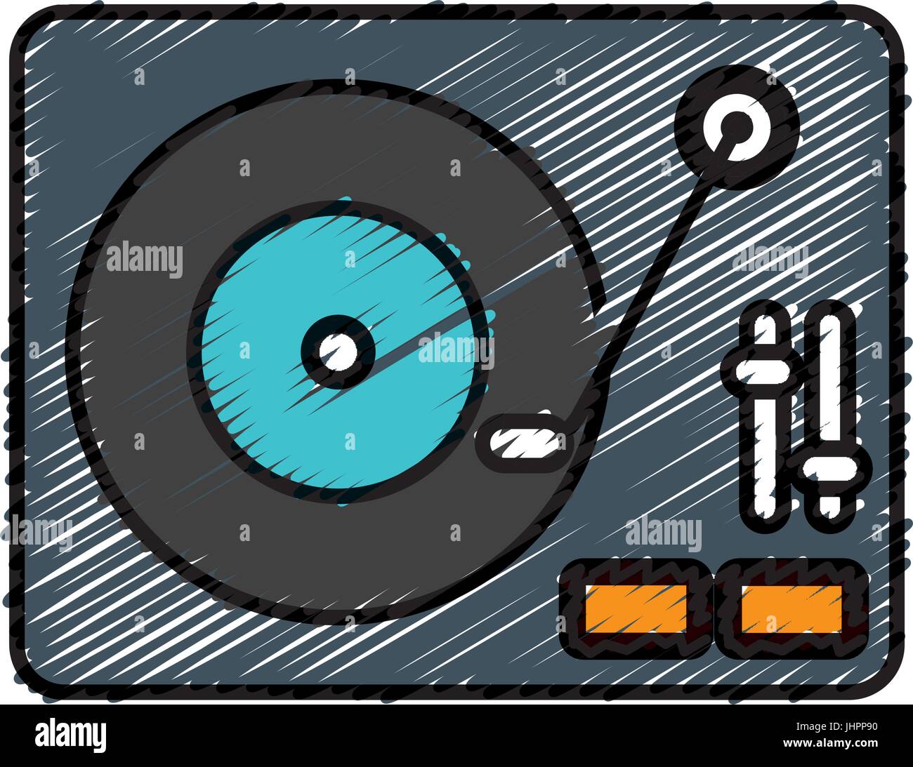 dj turntable icon Stock Vector Image & Art - Alamy
