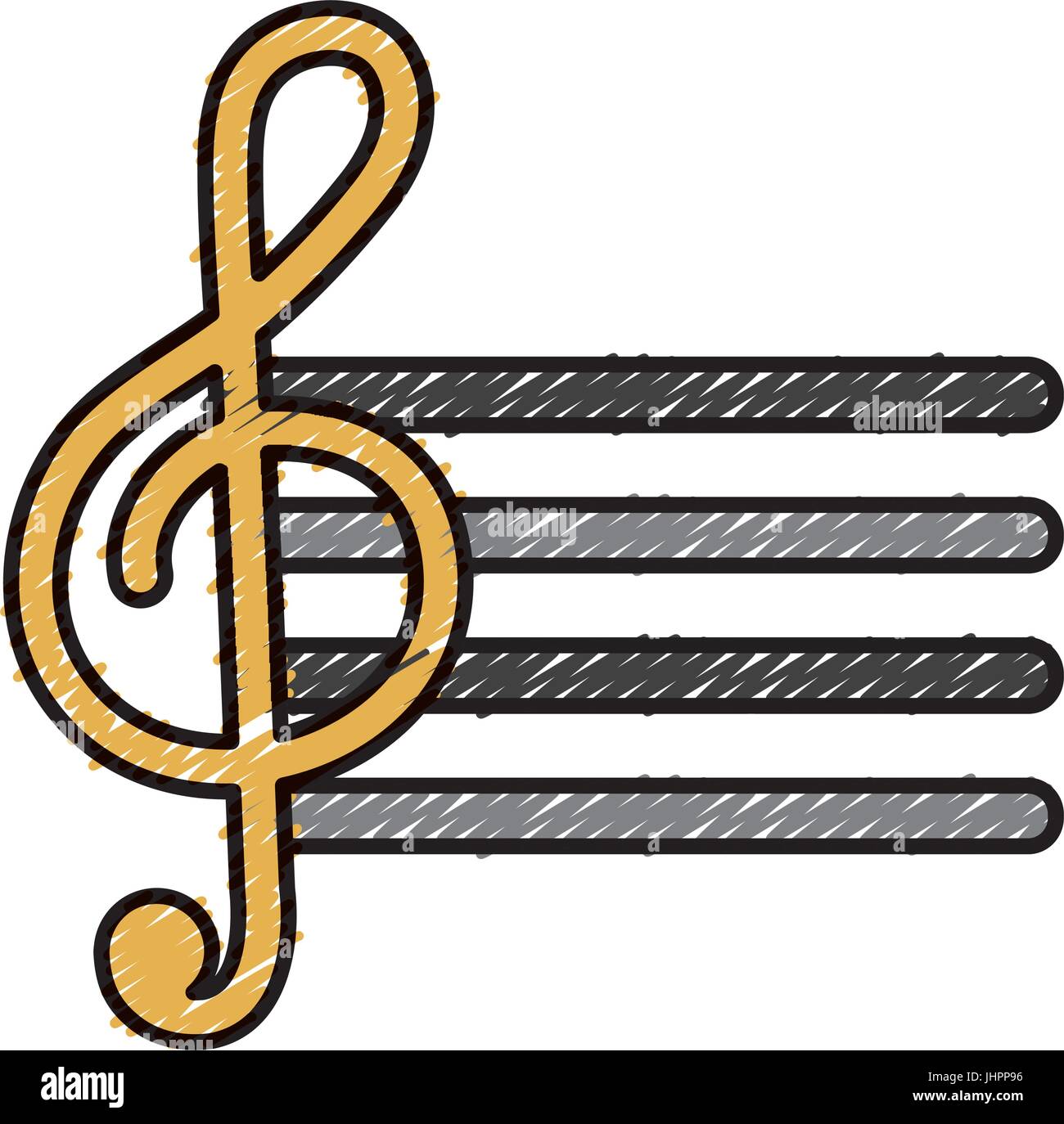 Musical pentagram Stock Vector Images - Alamy