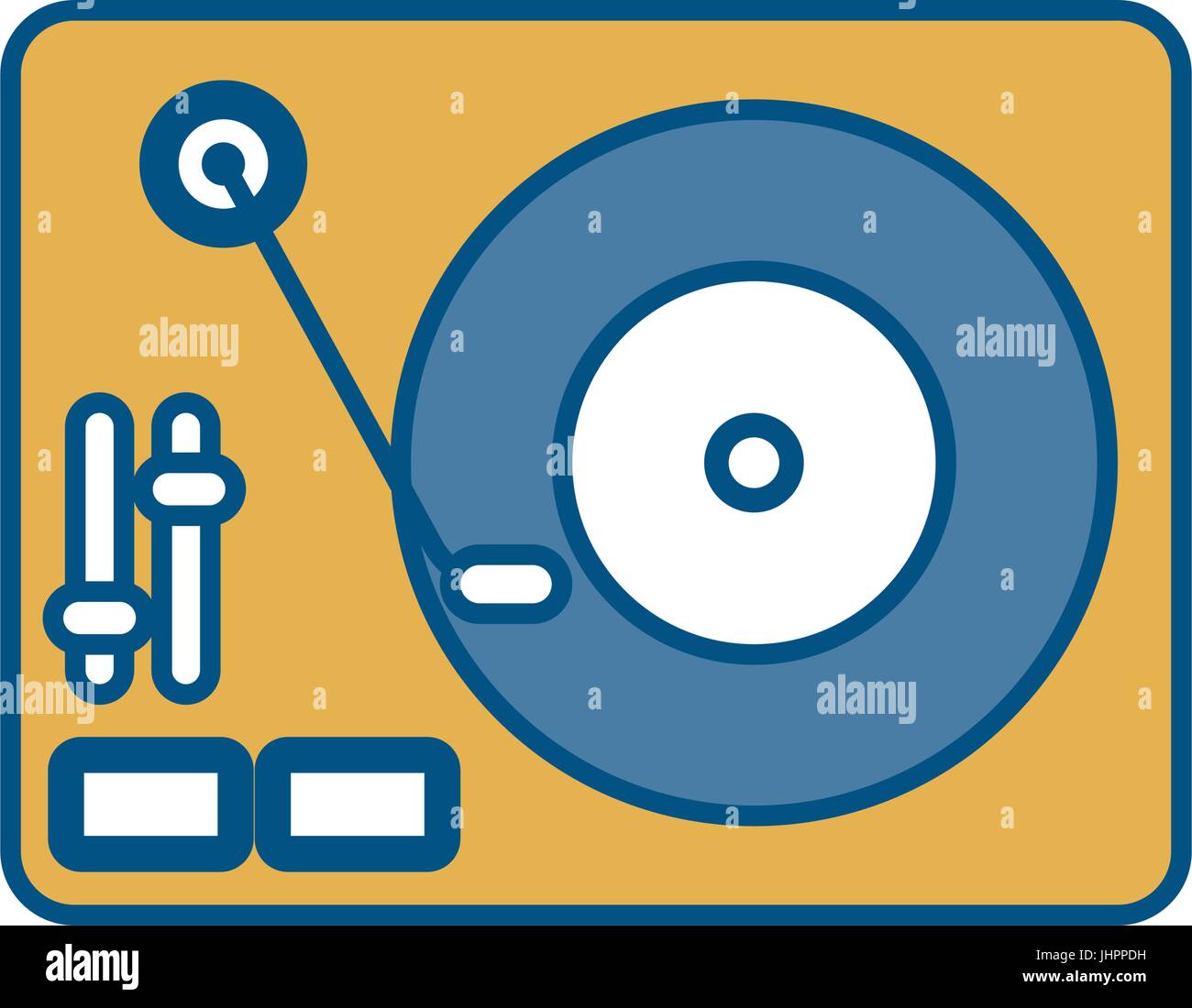 dj turntable icon Stock Vector Image & Art - Alamy