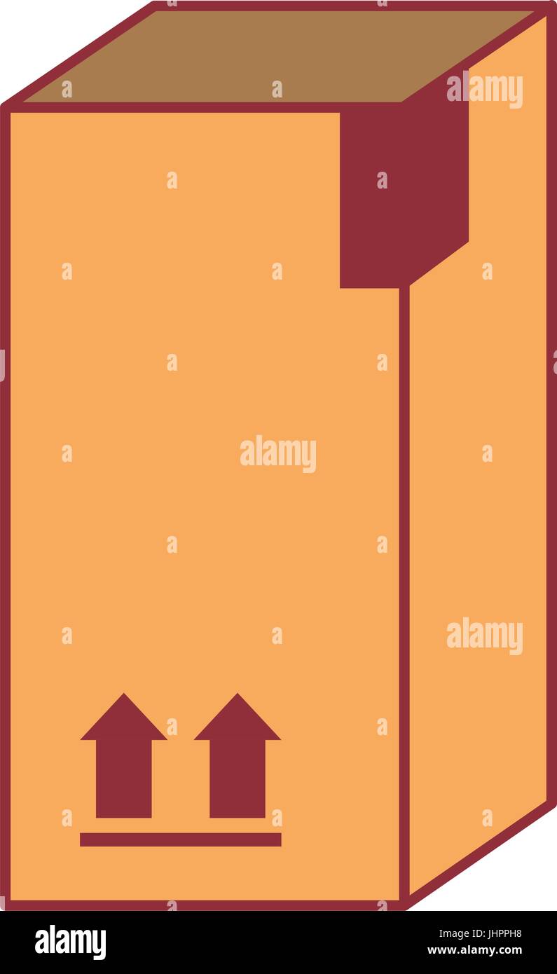 carton box icon Stock Vector Image & Art - Alamy