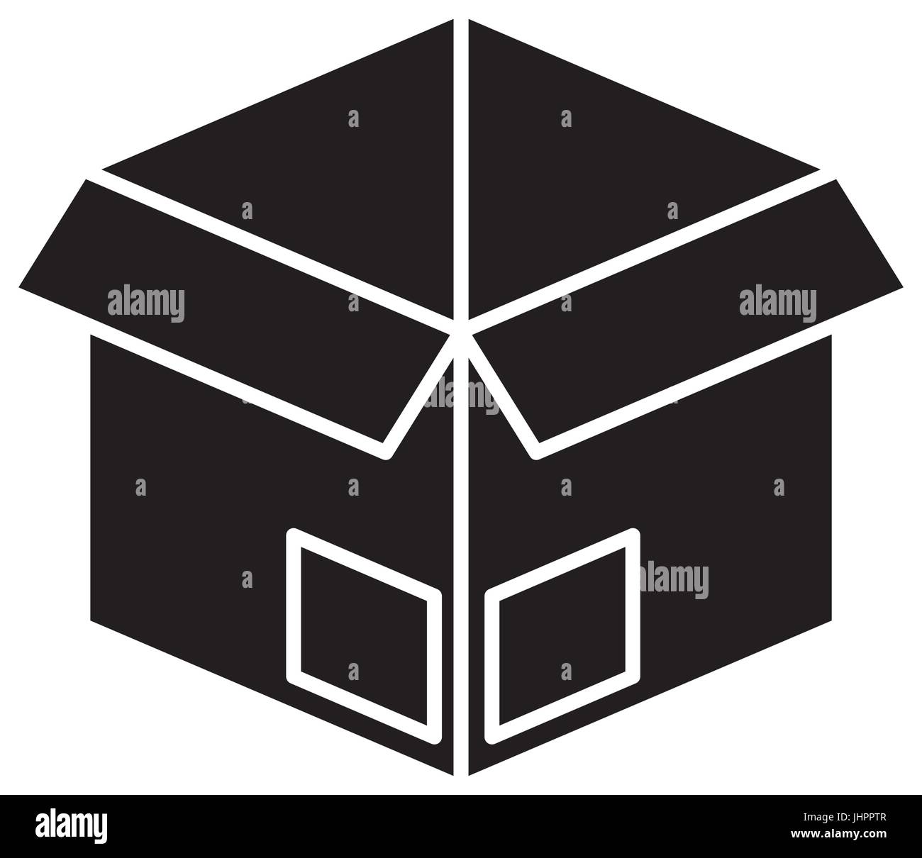 carton box icon Stock Vector Image & Art - Alamy