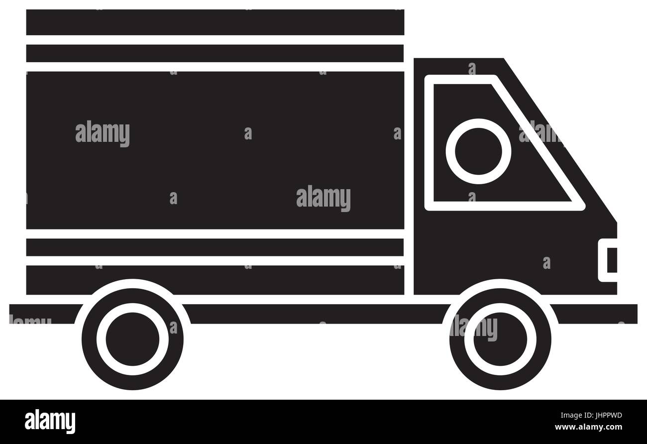 cargo truck icon Stock Vector Image & Art - Alamy