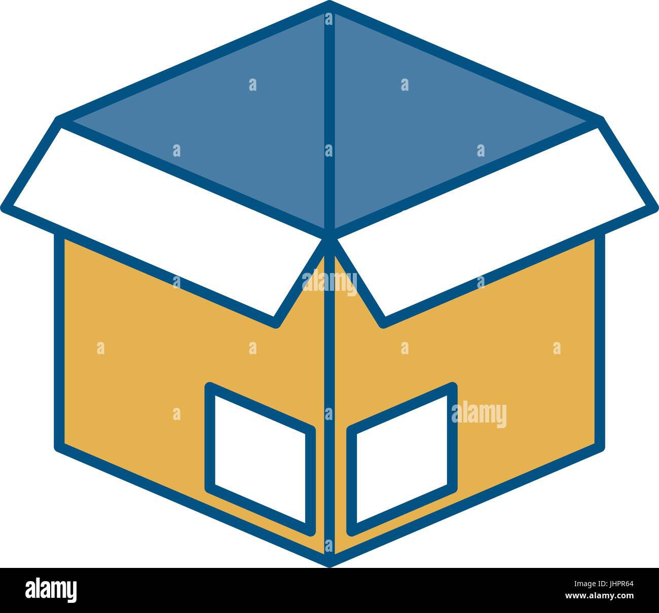 carton box icon Stock Vector Image & Art - Alamy