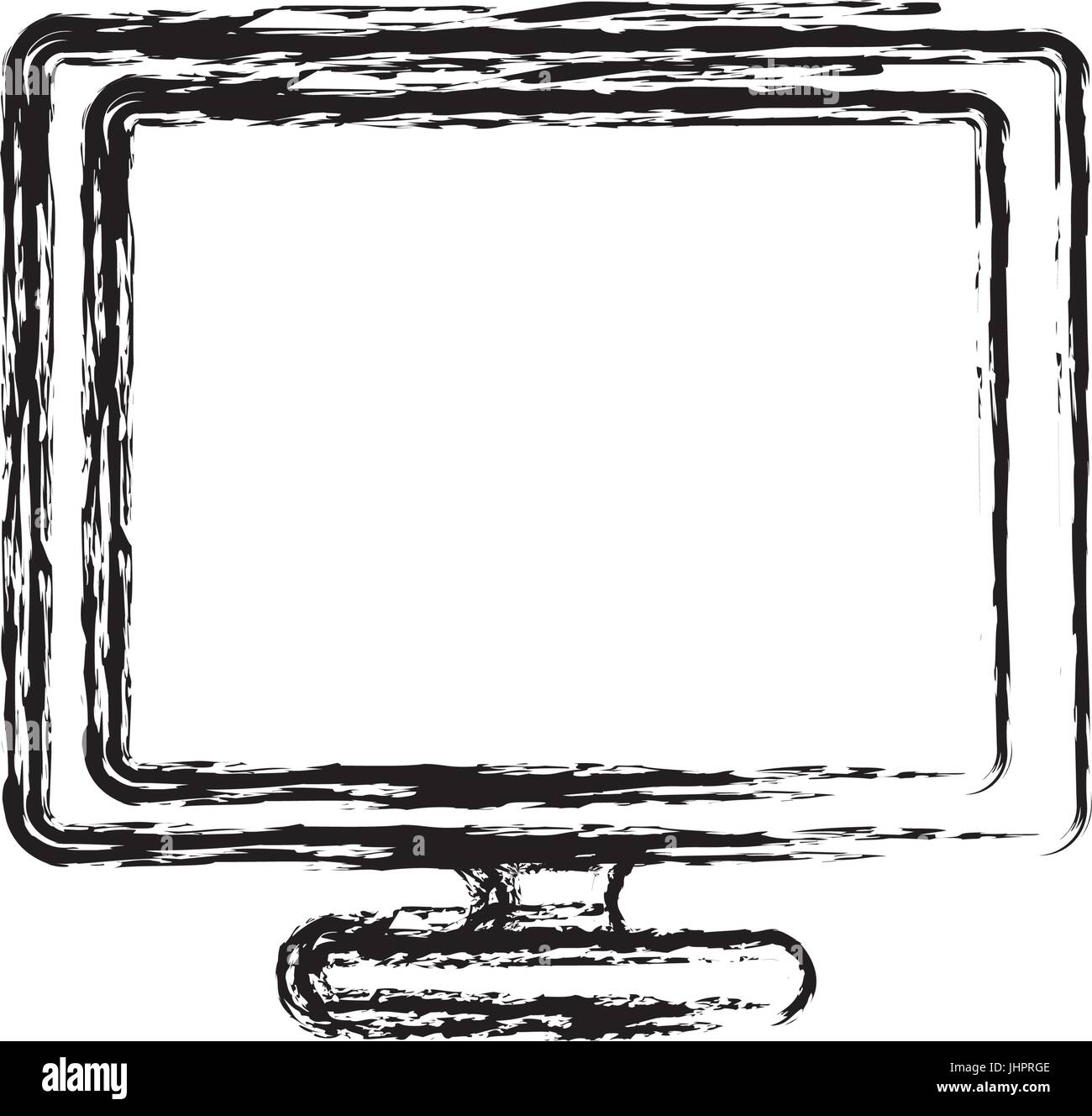 monitor computer icon Stock Vector Image & Art - Alamy