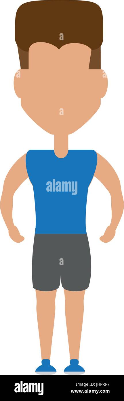 Man fitness cartoon Stock Vector Image & Art - Alamy