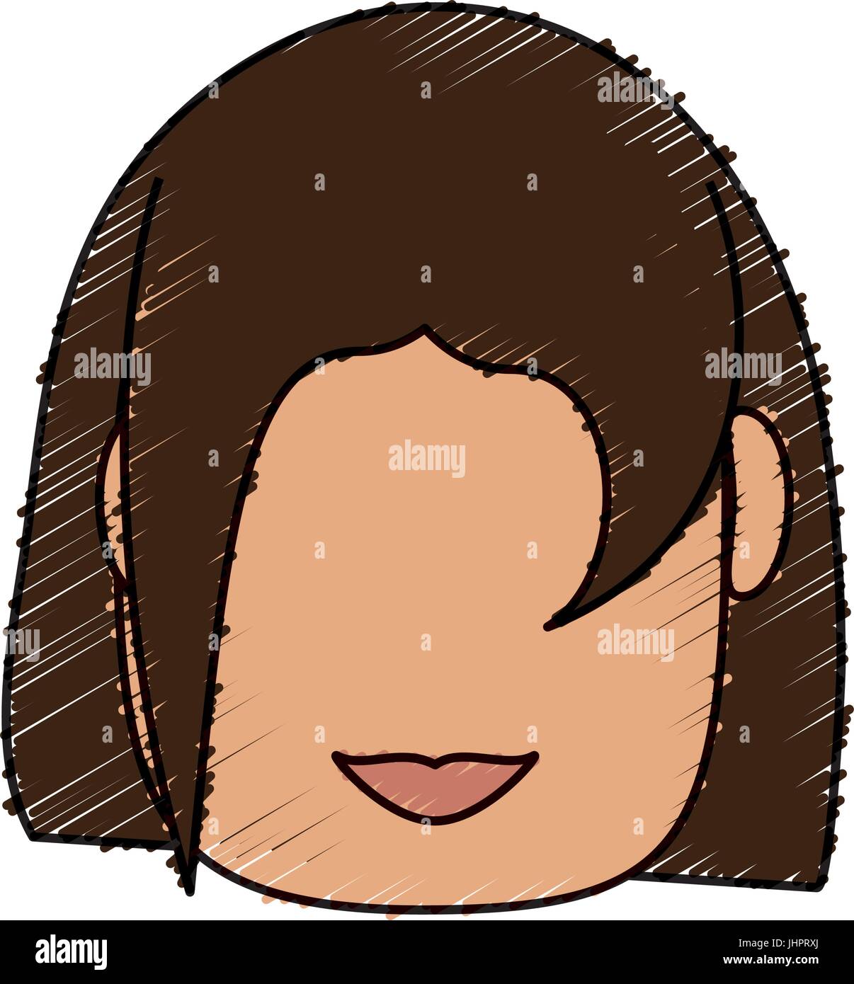 Woman faceless cartoon Stock Vector Image & Art - Alamy