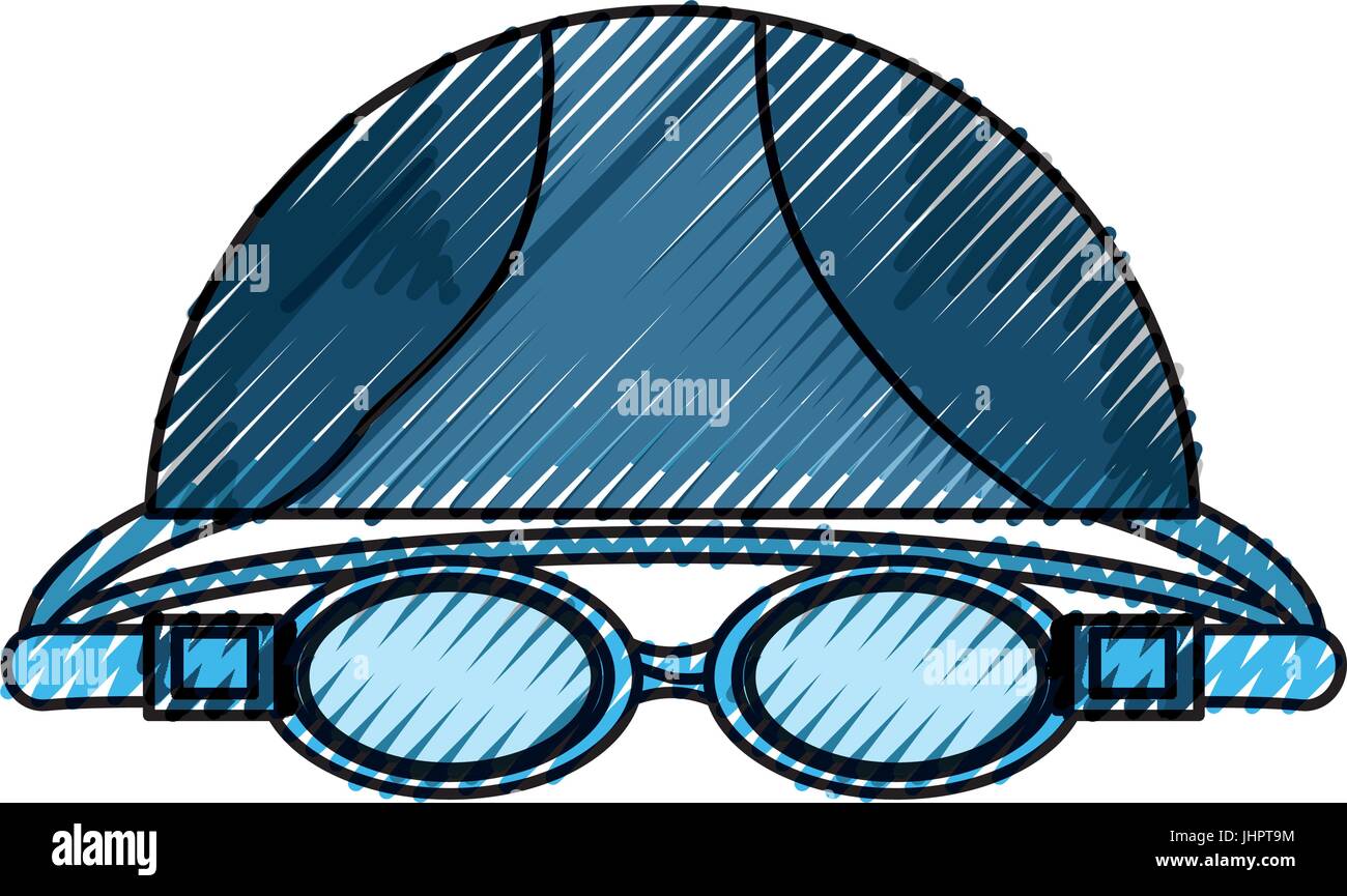 Swimming cap Stock Vector Images - Alamy