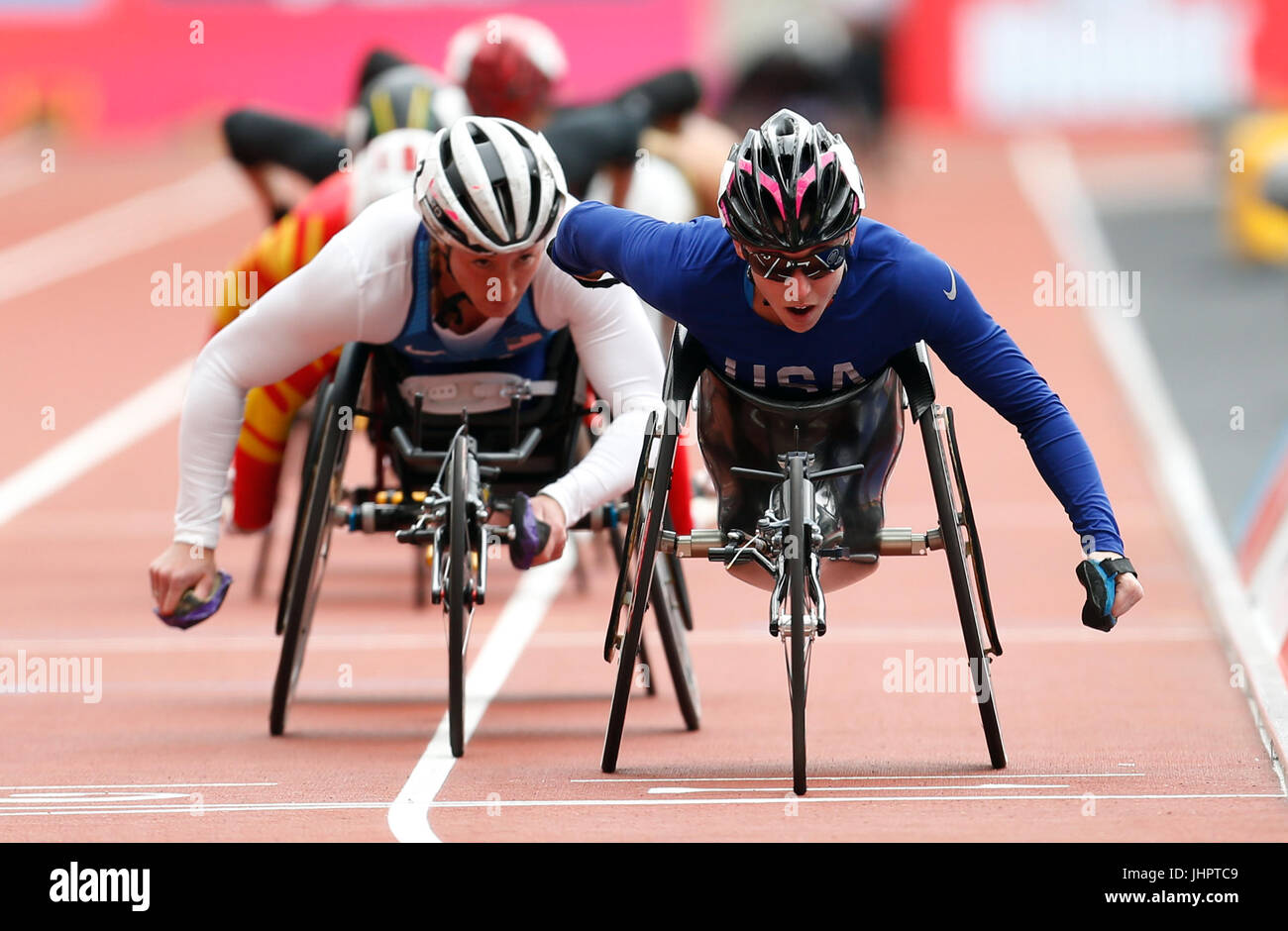 USA's Tatyana McFadden on her way to winning the Women's 1500m T54 ...