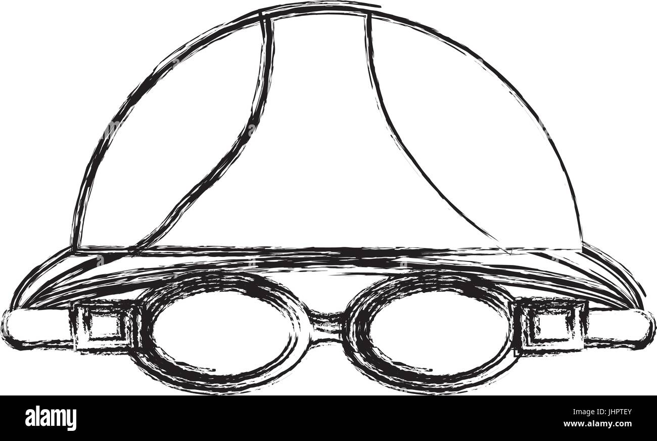 White swimming cap Stock Vector Images - Alamy