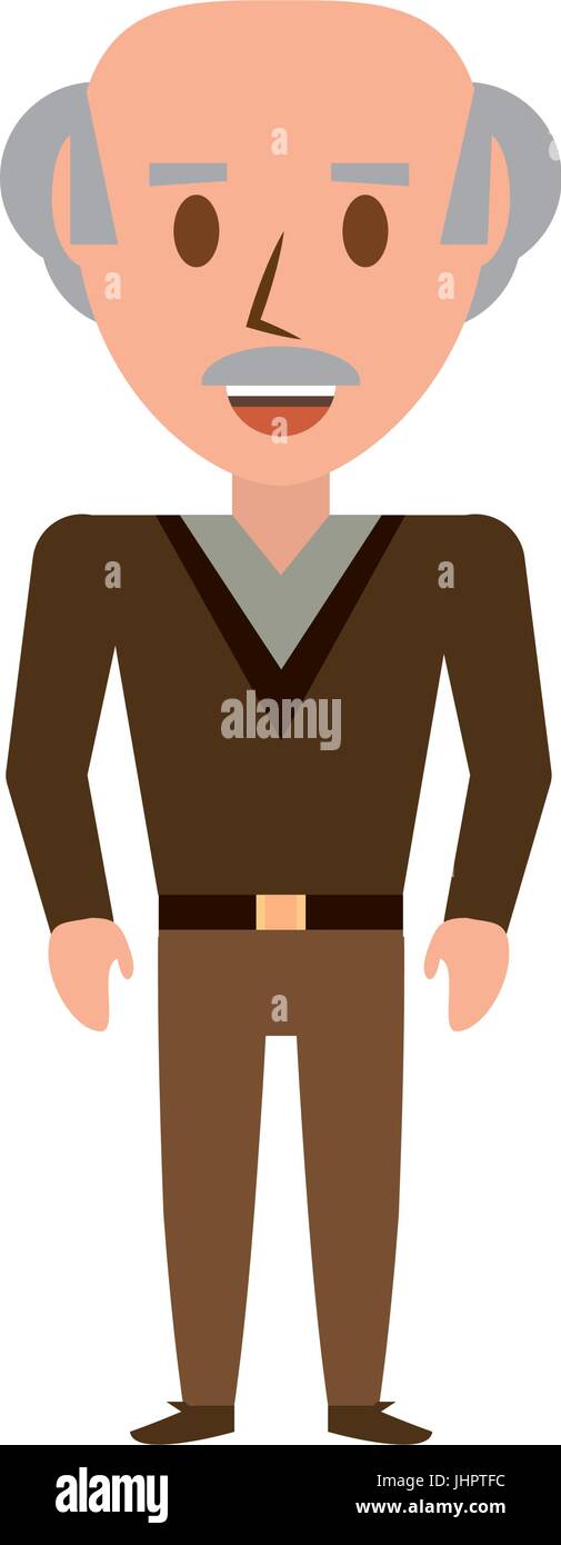 Retro Old man cartoon Stock Vector Image & Art - Alamy