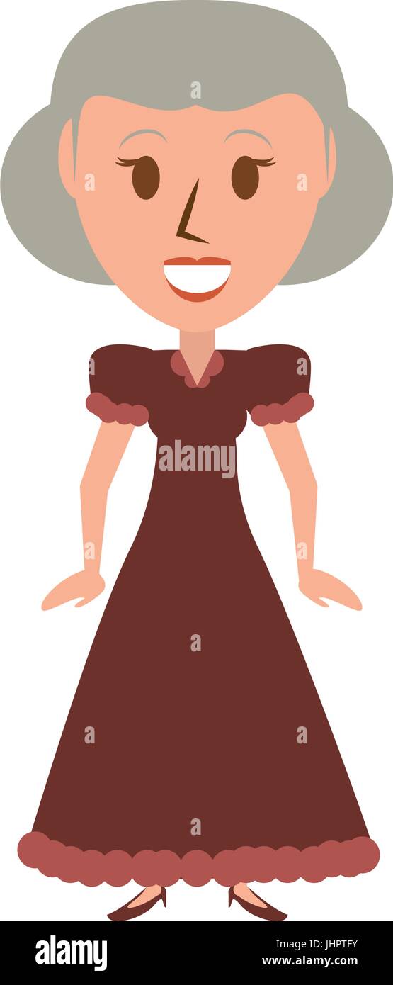 Retro old woman cartoon Stock Vector Image & Art - Alamy