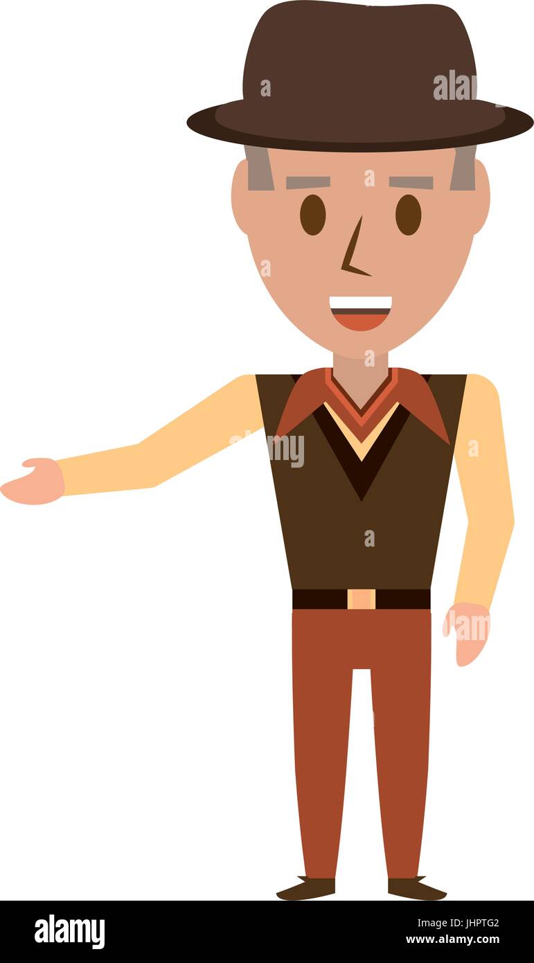 Retro Old man cartoon Stock Vector Image & Art - Alamy