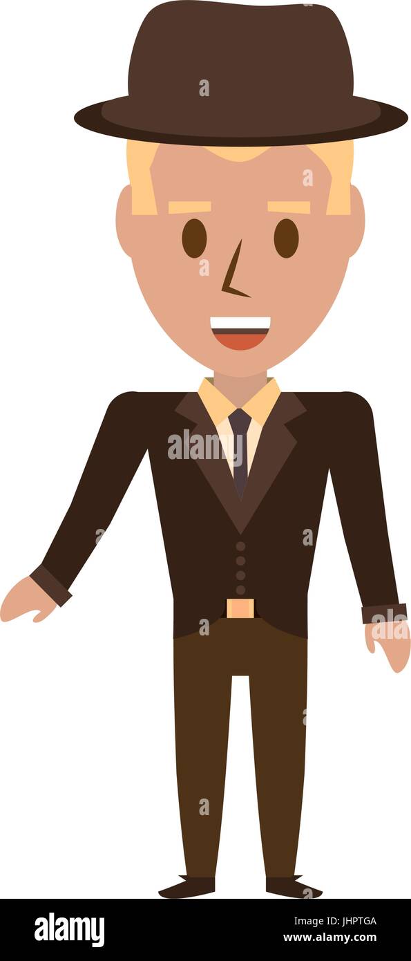 Retro Man cartoon Stock Vector Image & Art - Alamy
