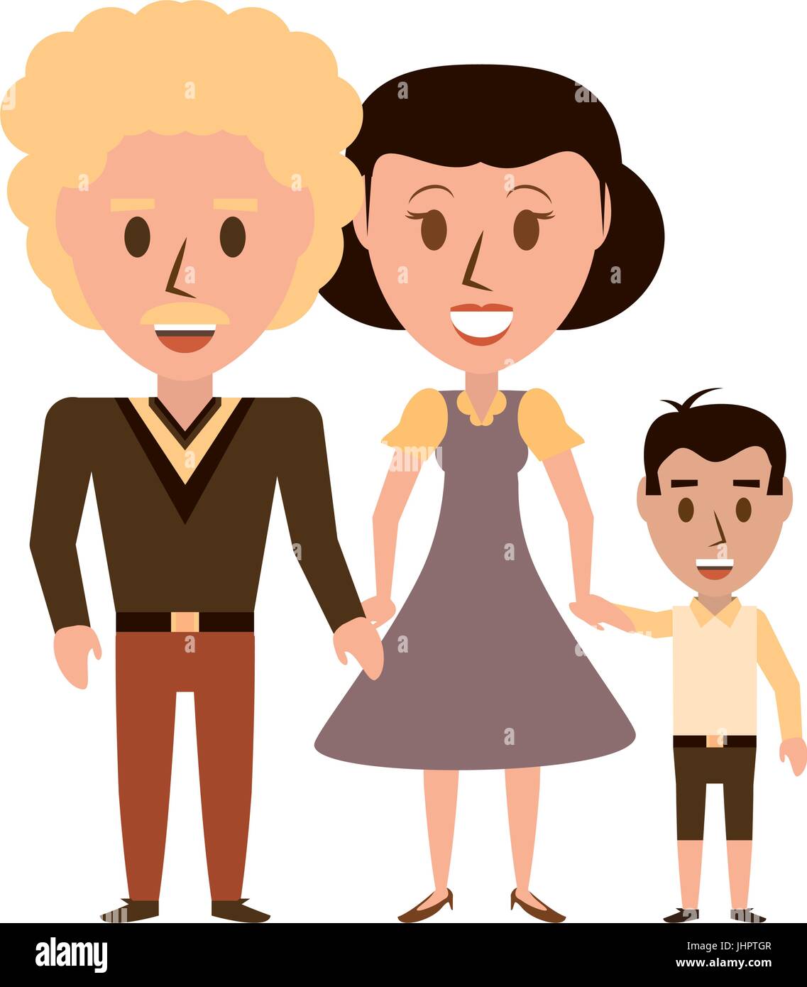 Family Cartoon High Resolution Stock Photography and Images - Alamy