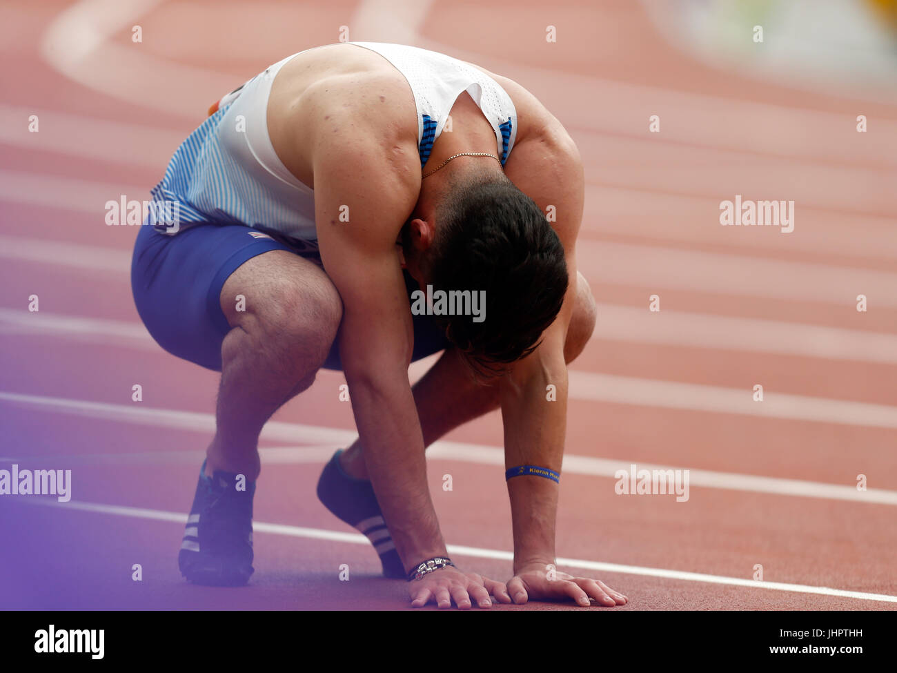 Great Britain's Zachary Shaw after finishing fourth in the Men's 100m ...