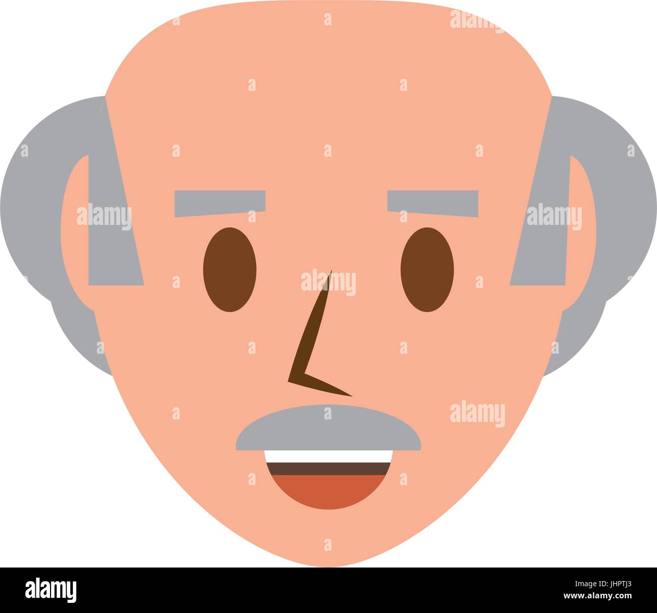 Elderly male painting Stock Vector Images - Alamy