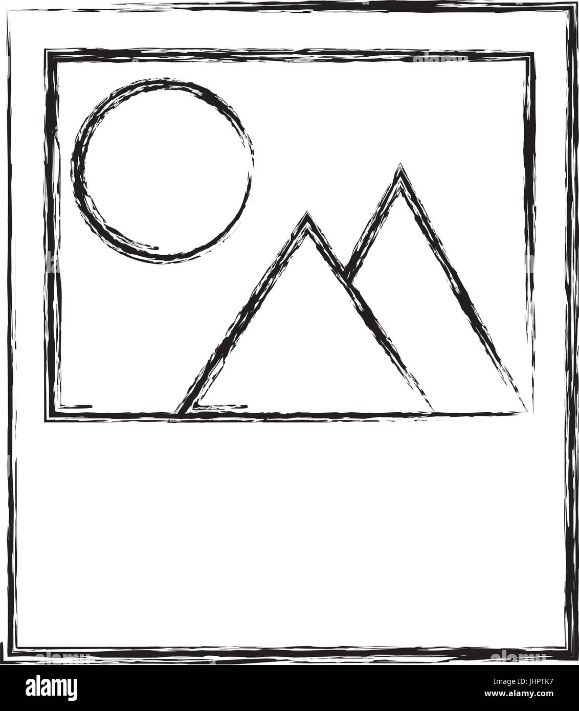 Picture landscape symbol Stock Vector Image & Art - Alamy