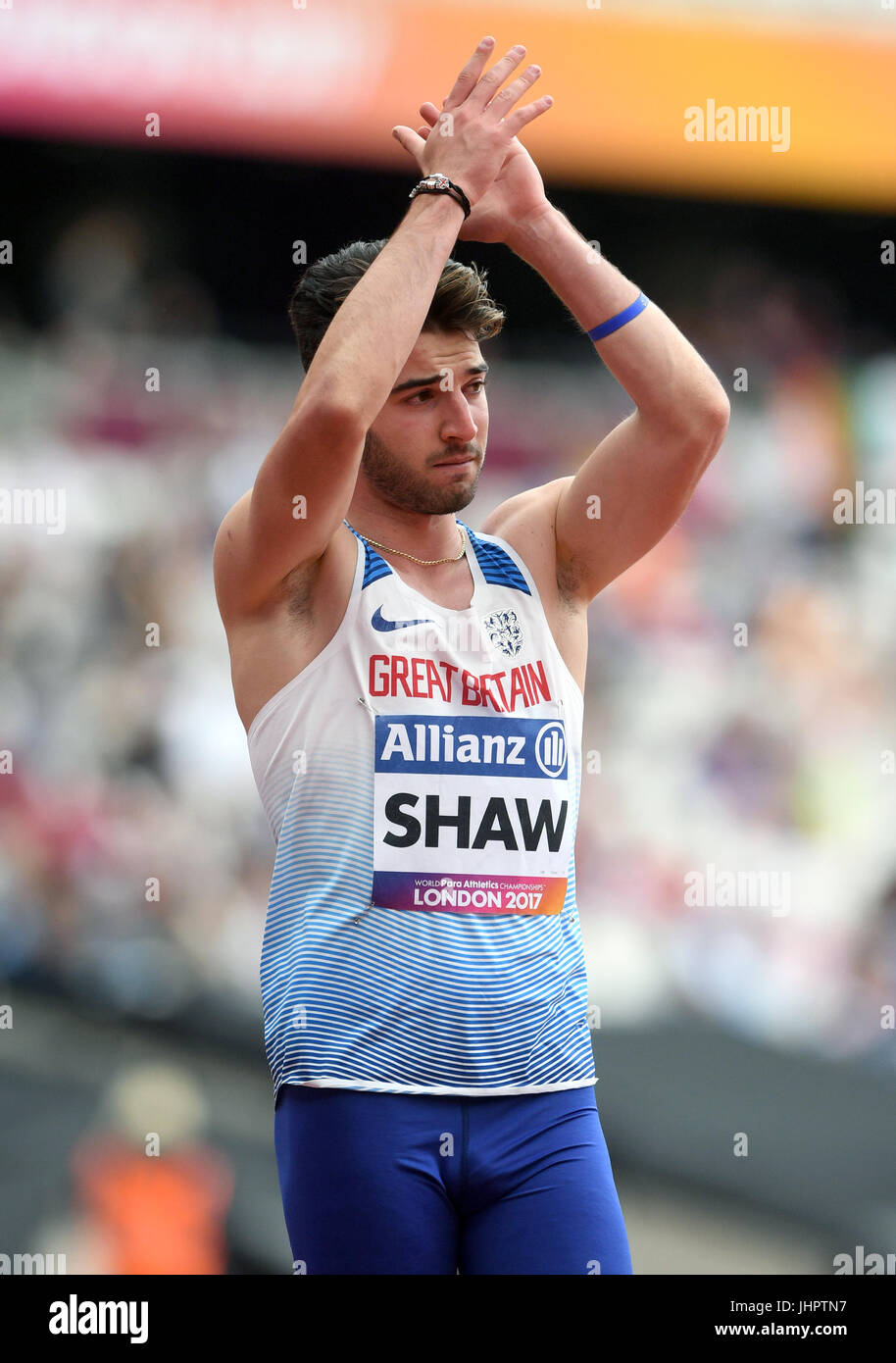 Great Britain's Zachary Shaw after finishing fourth in the Men's 100m ...