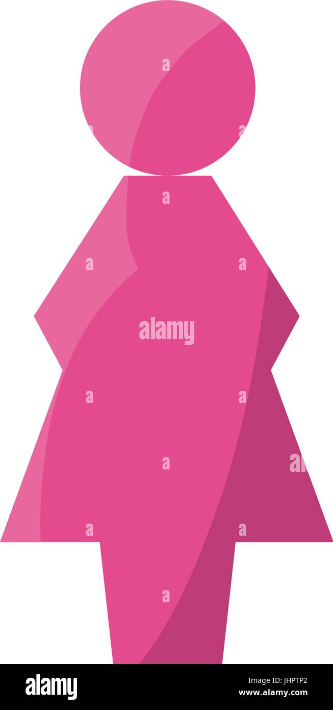 Woman pictogram symbol Stock Vector Image & Art - Alamy