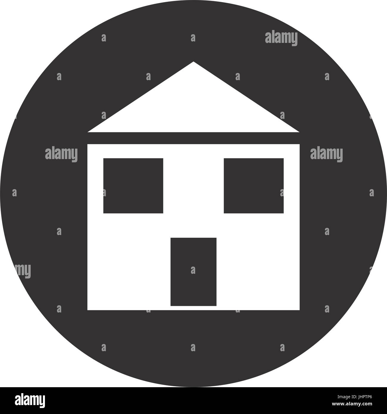 House real estate symbol Stock Vector Image & Art - Alamy