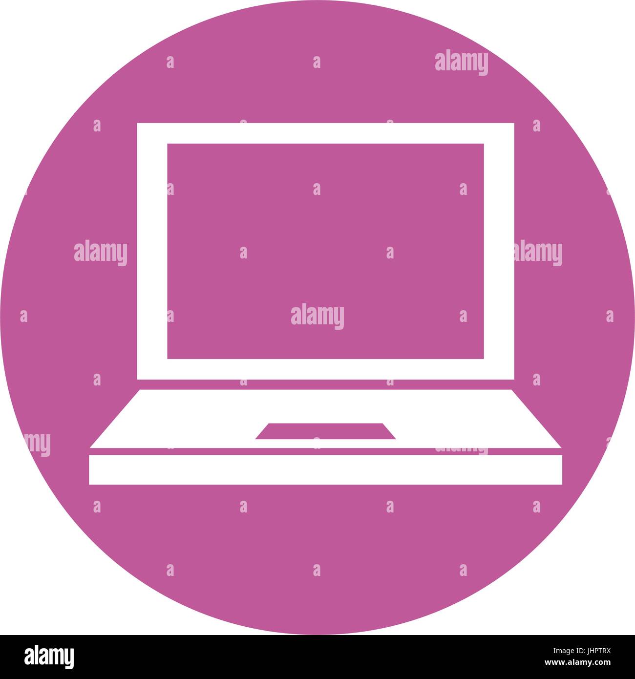 Laptop PC symbol Stock Vector Image & Art - Alamy