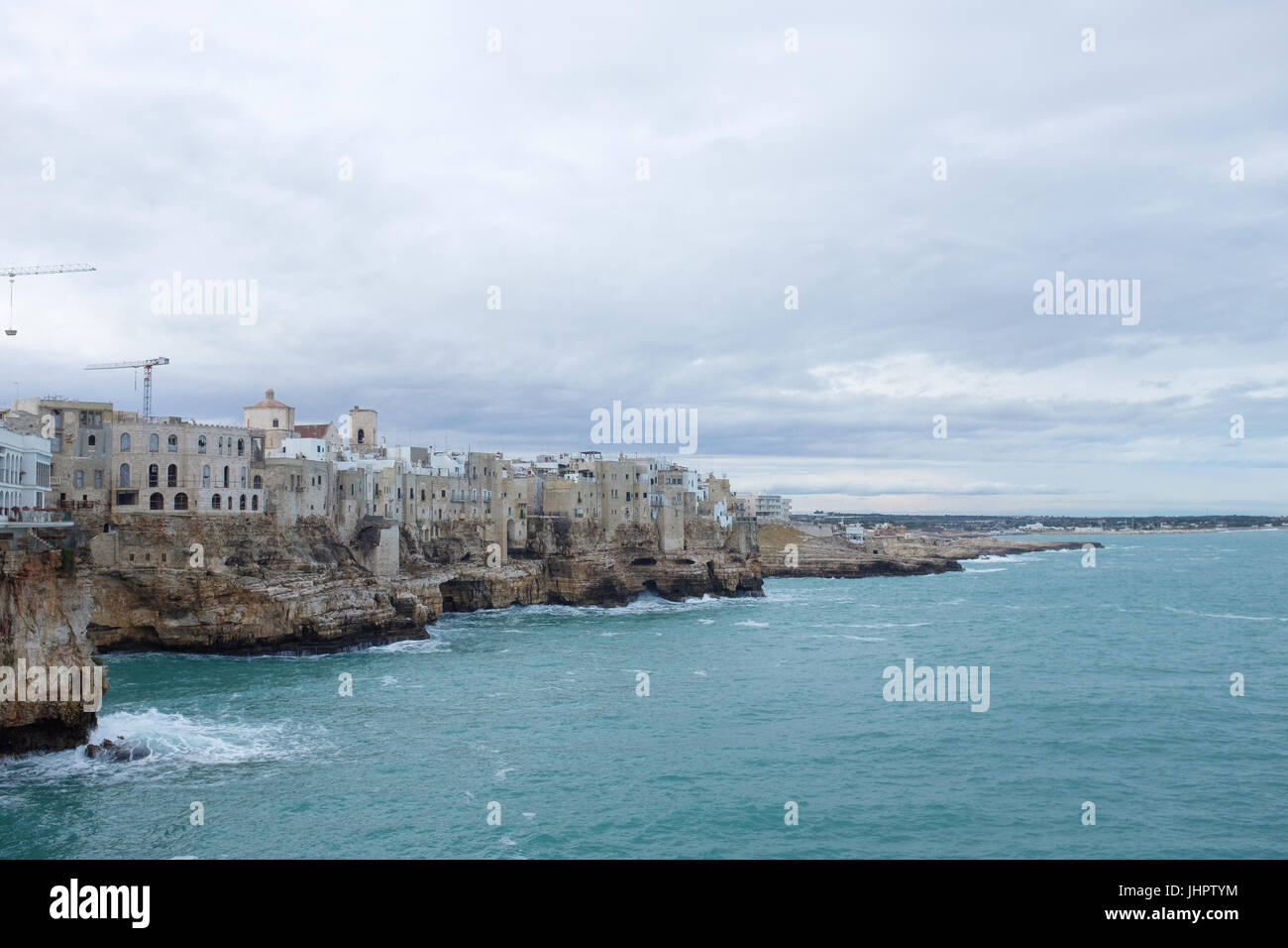 Landscape of Polignano a Mare, Apulia Stock Photo - Alamy