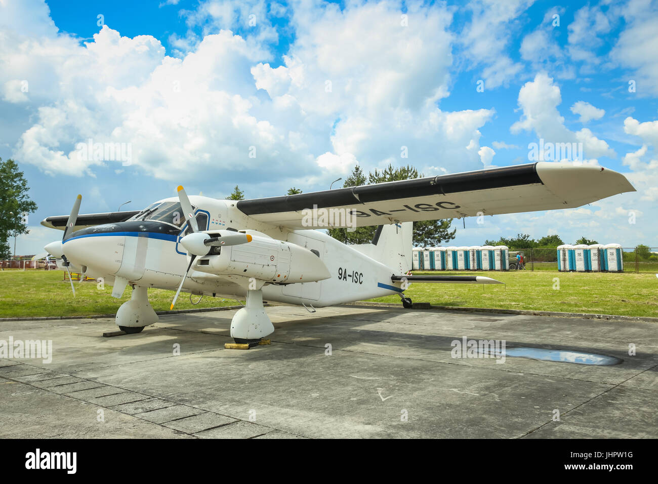 VELIKA GORICA, CROATIA - MAY 13, 2017 : The Dornier Do28 D2 Skyservant ...
