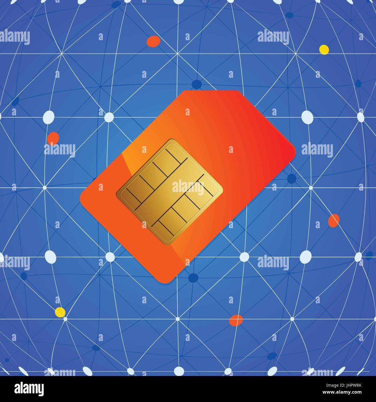 Sim card mobile phone Stock Vector Images - Alamy