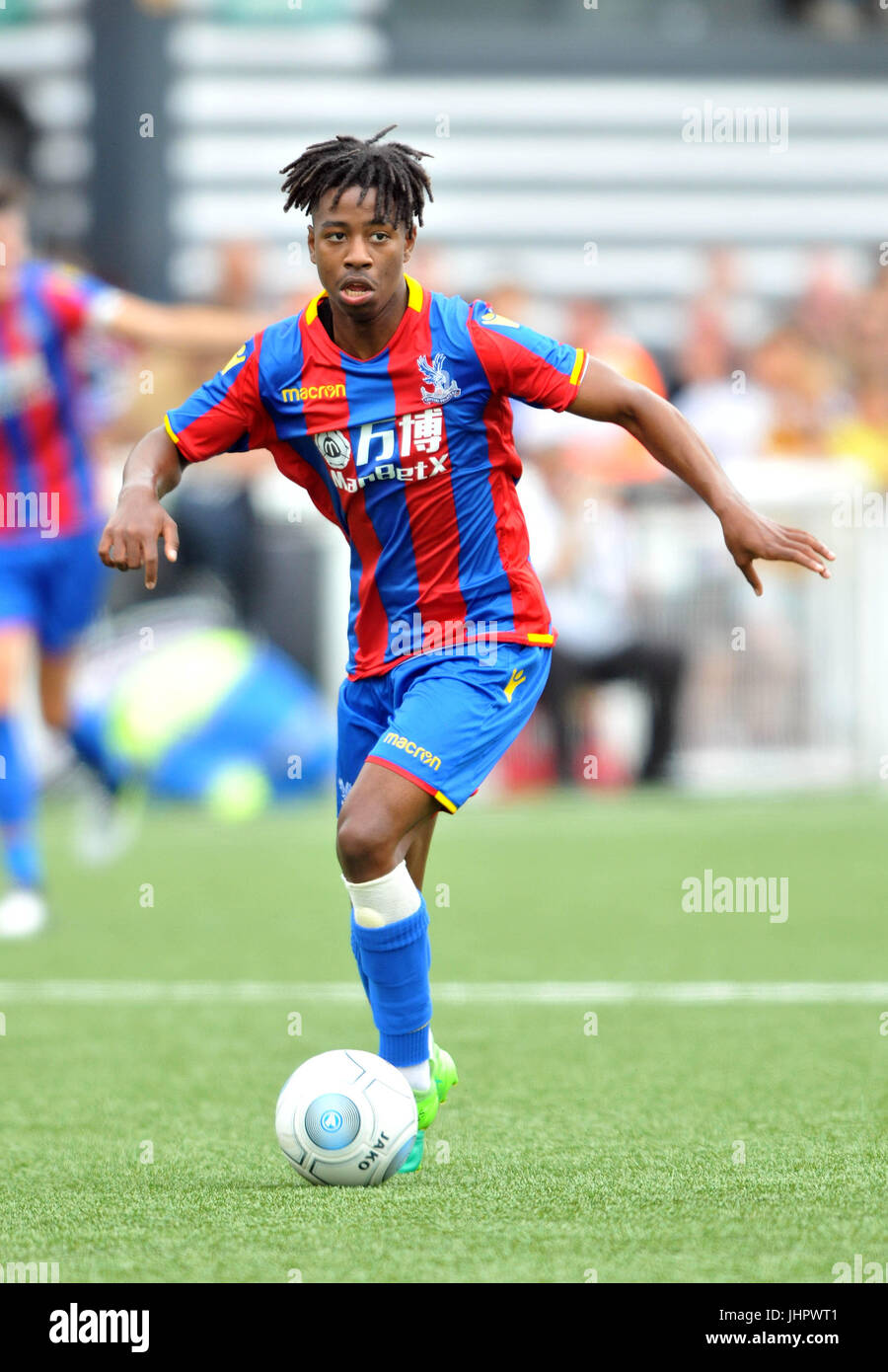 Tyler Brown Crystal Palace during the pre-season match at the Gallagher ...