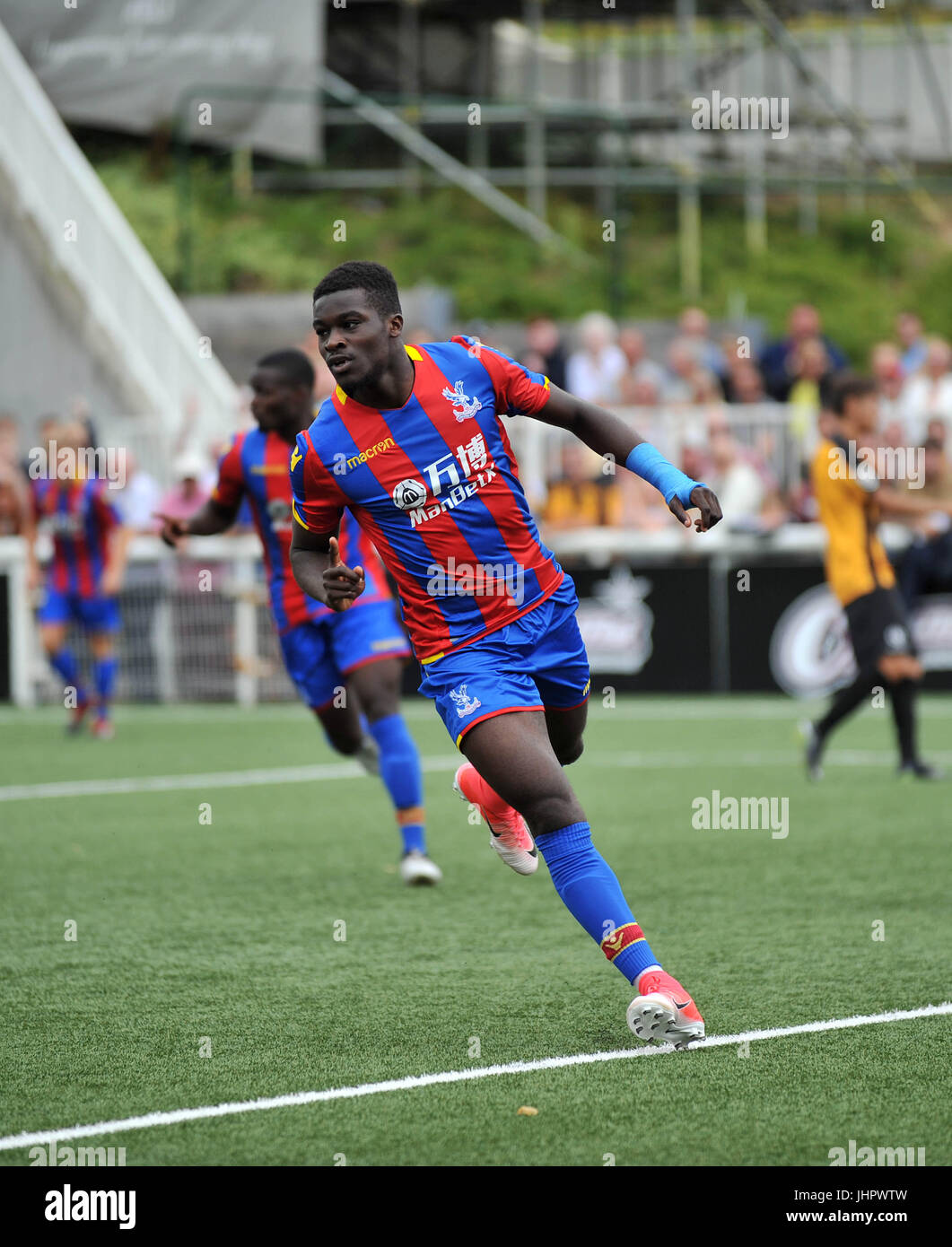 Crystal Palace's Dion Curtis Henry celebrates scoring his sides third ...