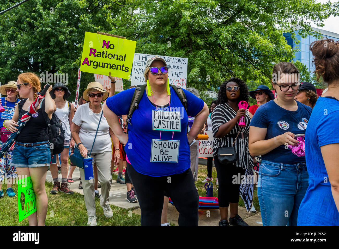 Washington Dc, United States. 14th July, 2017. Hundreds protested at ...