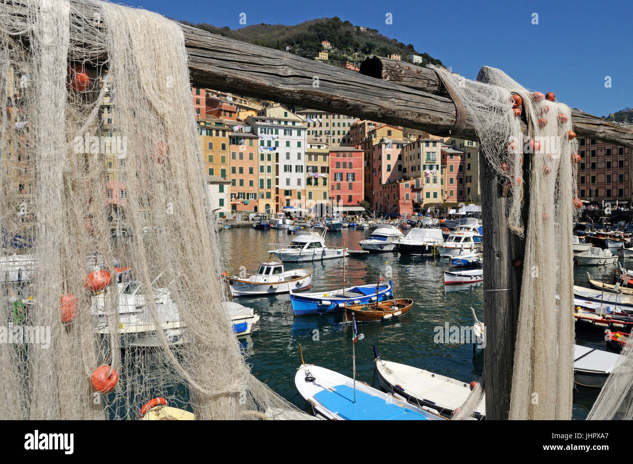 the village of Camogli, Genoa district, Ligury, Italy Stock Photo - Alamy