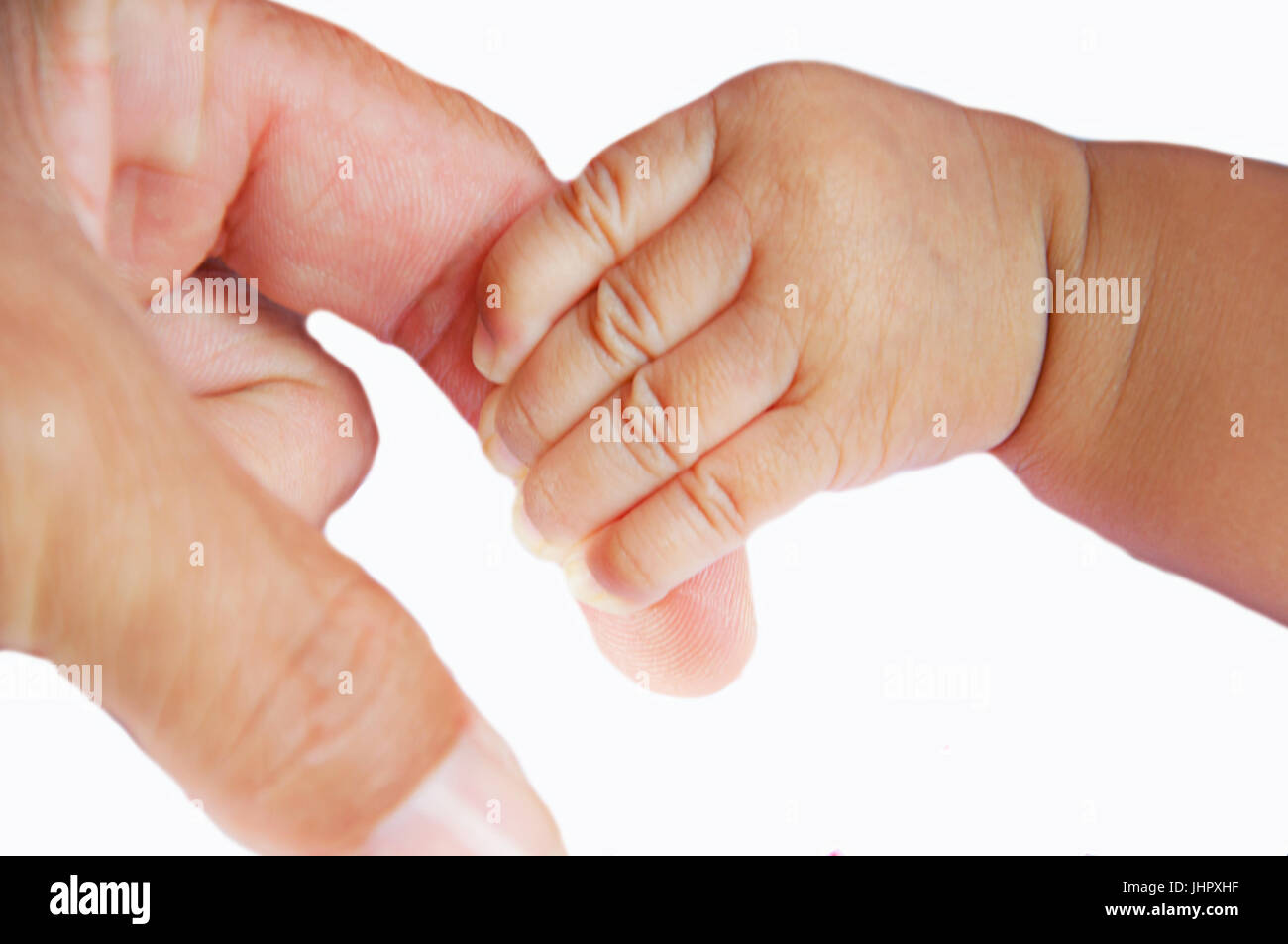 baby hand from new born on white background Stock Photo - Alamy