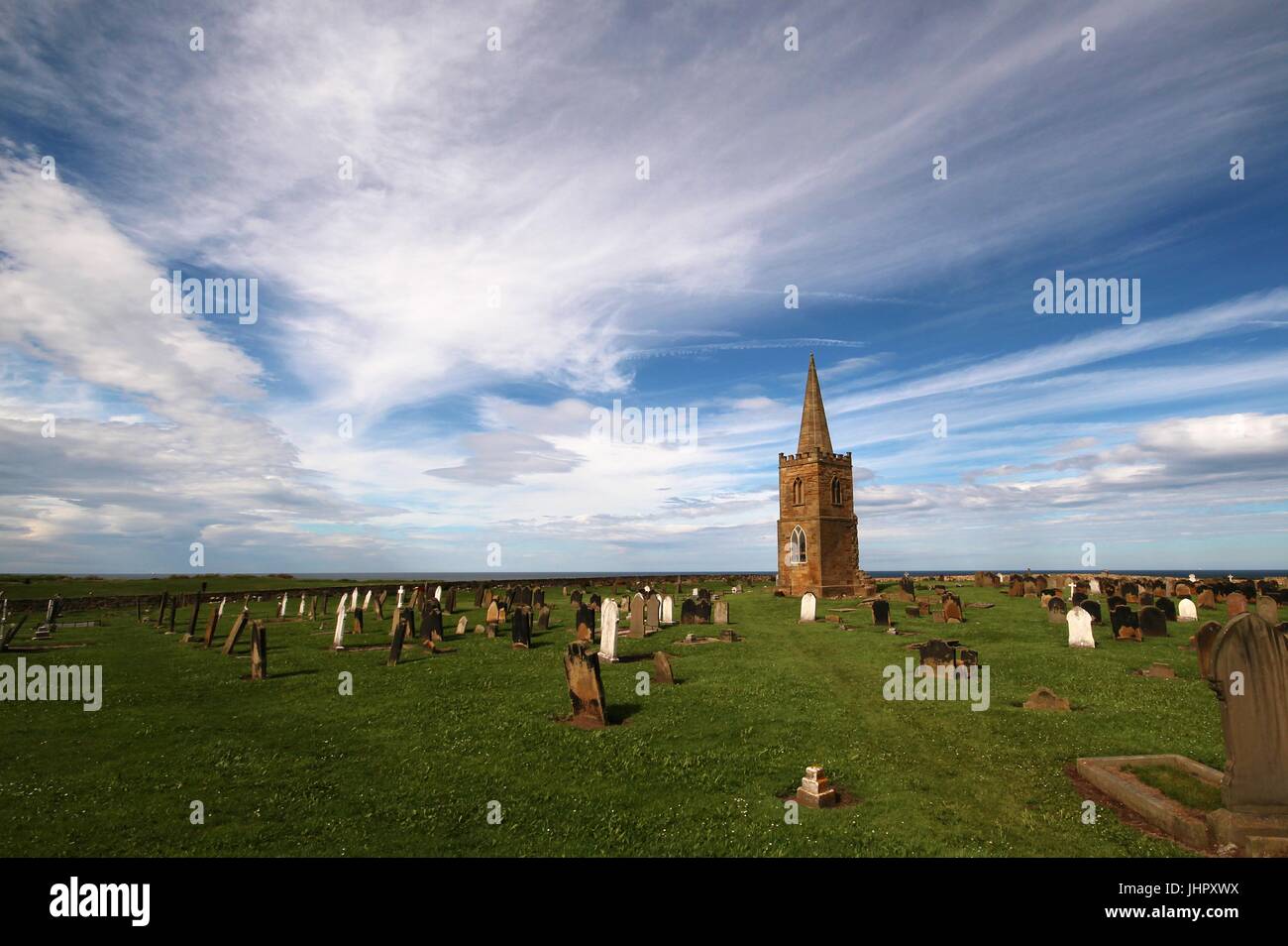 St Germain's church, Marske Stock Photo - Alamy