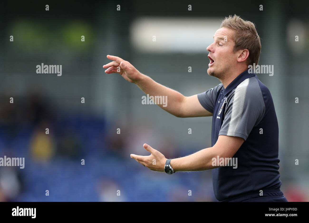 AFC Wimbledon manager Neal Ardley Stock Photo - Alamy