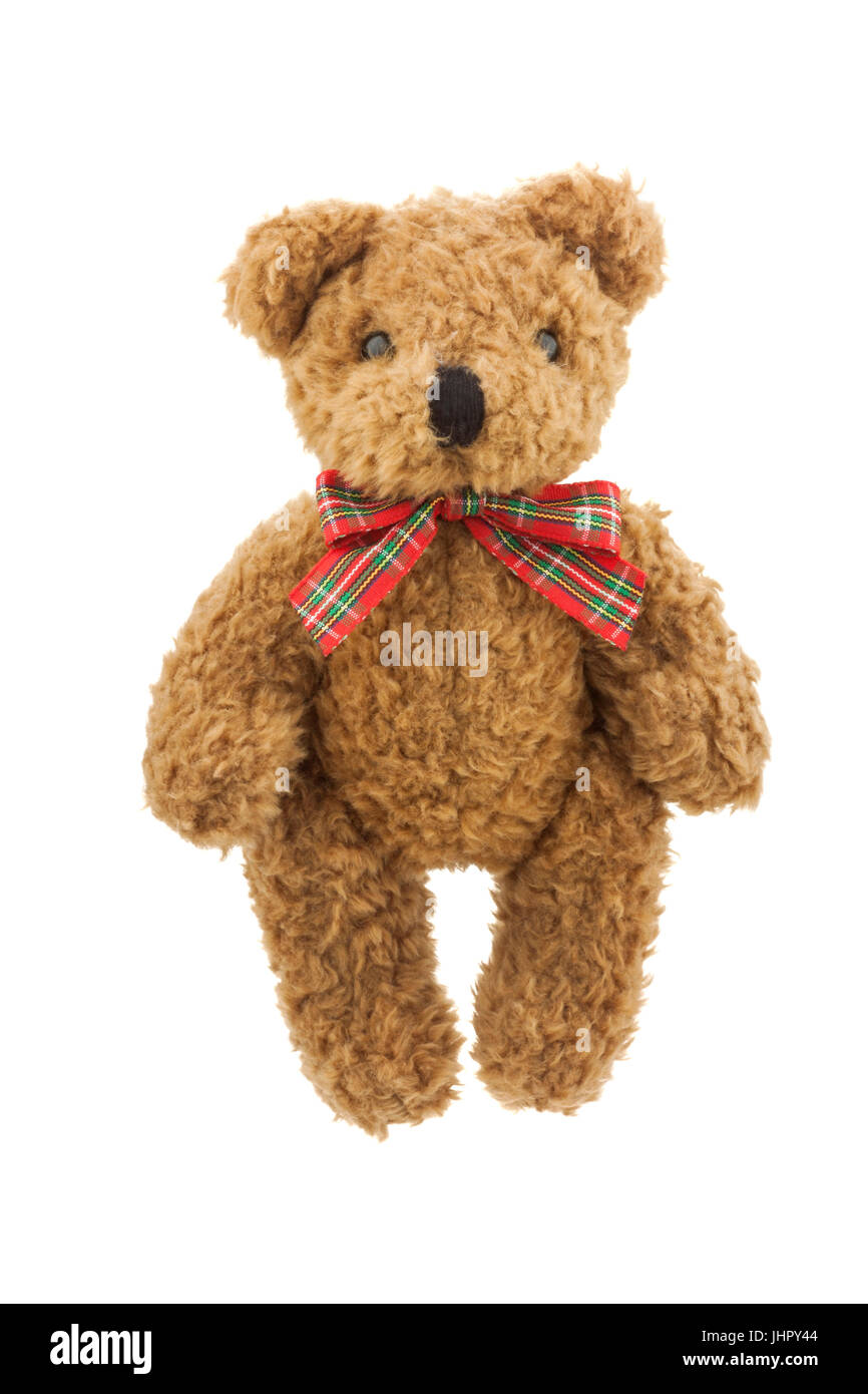 Teddy bear isolated on white background Stock Photo - Alamy
