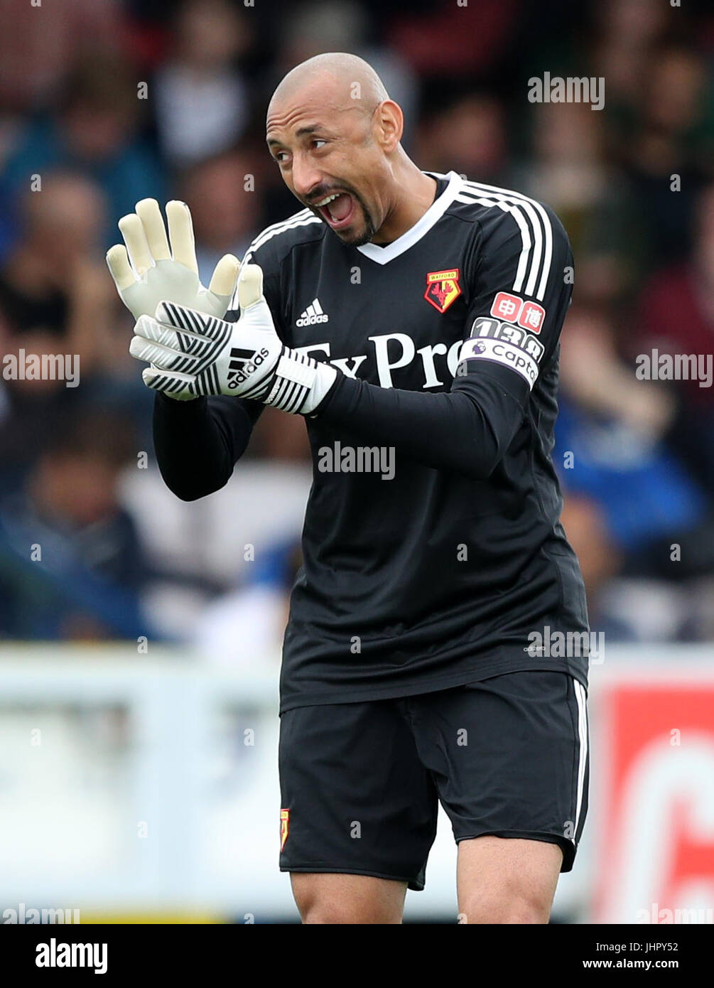 Watford goalkeeper Heurelho Gomes Stock Photo - Alamy