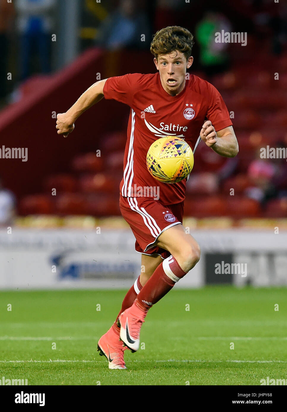 Aberdeen's Ryan Christie in action during the UEFA Europa League Second ...