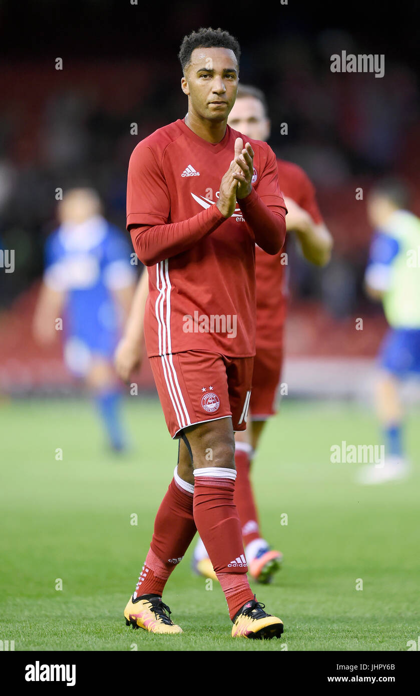 Aberdeen's Nicky Maynard during the UEFA Europa League Second ...