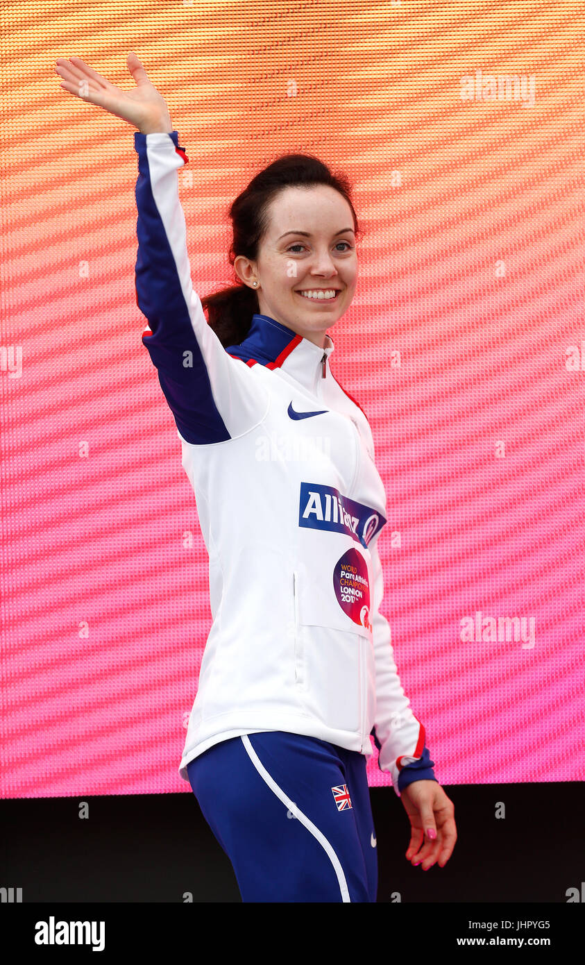 Great Britain's Stef Reid after the Women's Long Jump T44 Final during ...