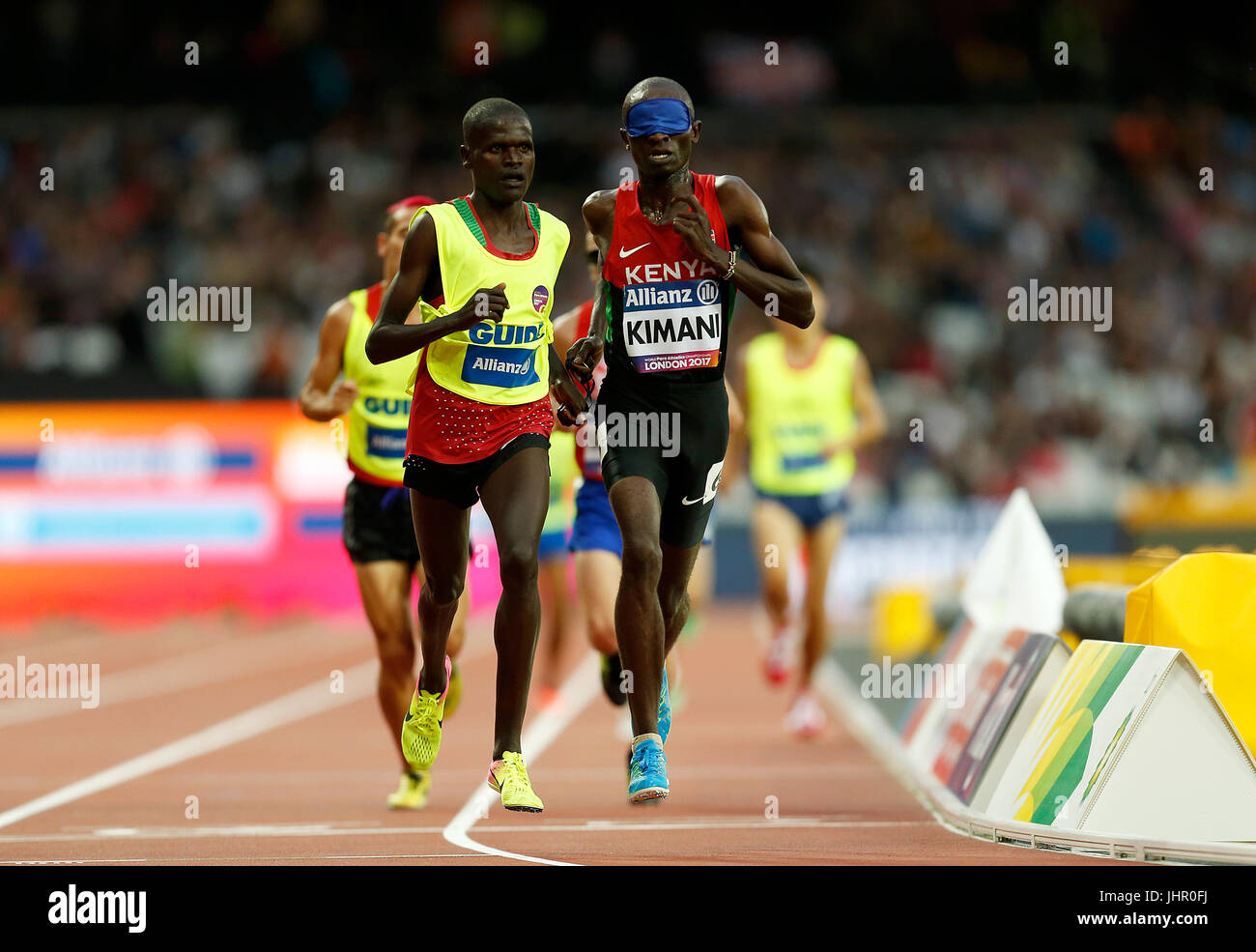 Kenya's Samwel Mushai Kimani and guide James Boit in action during the ...