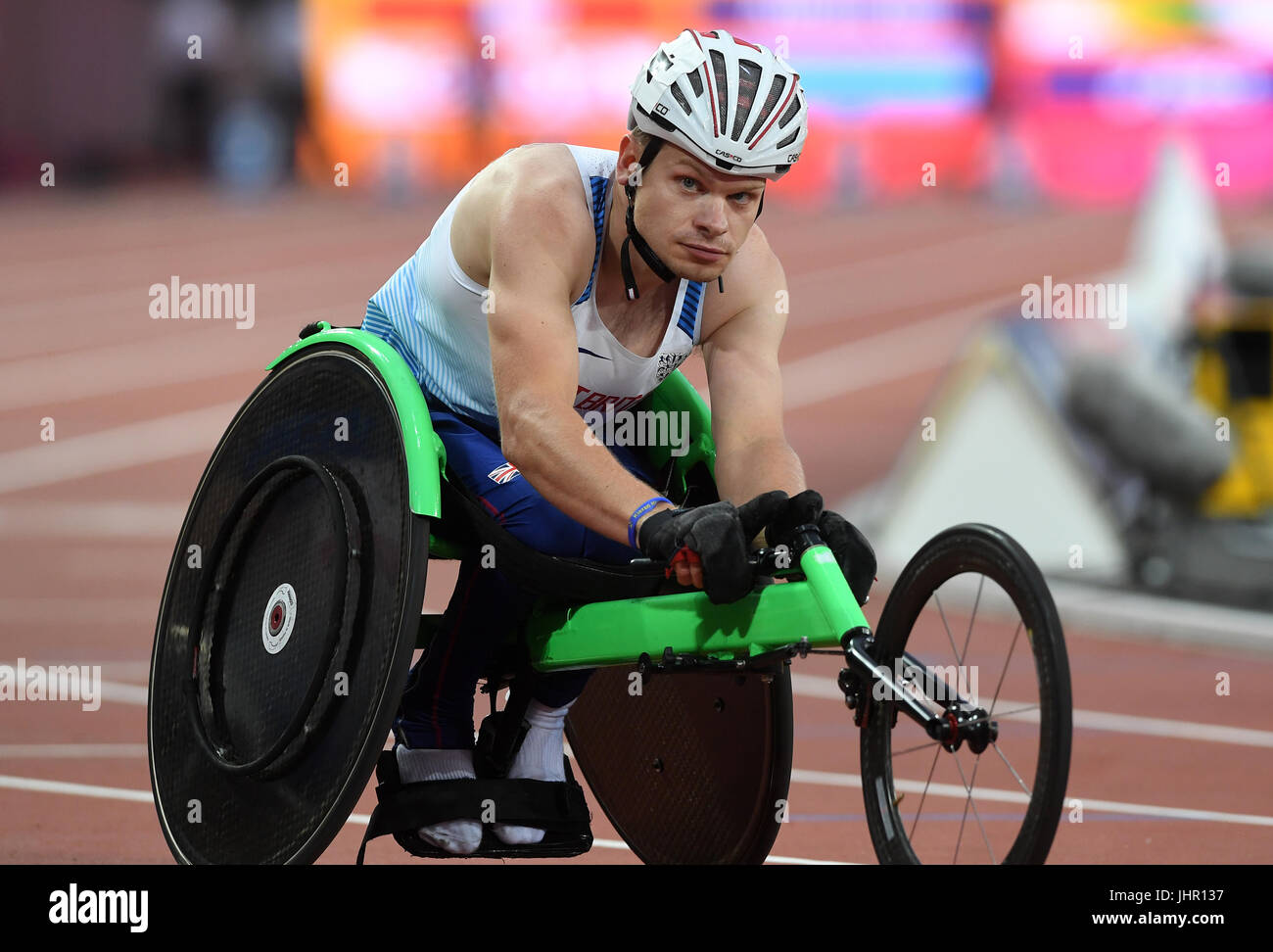 Great Britain's Dan Bramall after the Men's 100m T33 Final during day ...