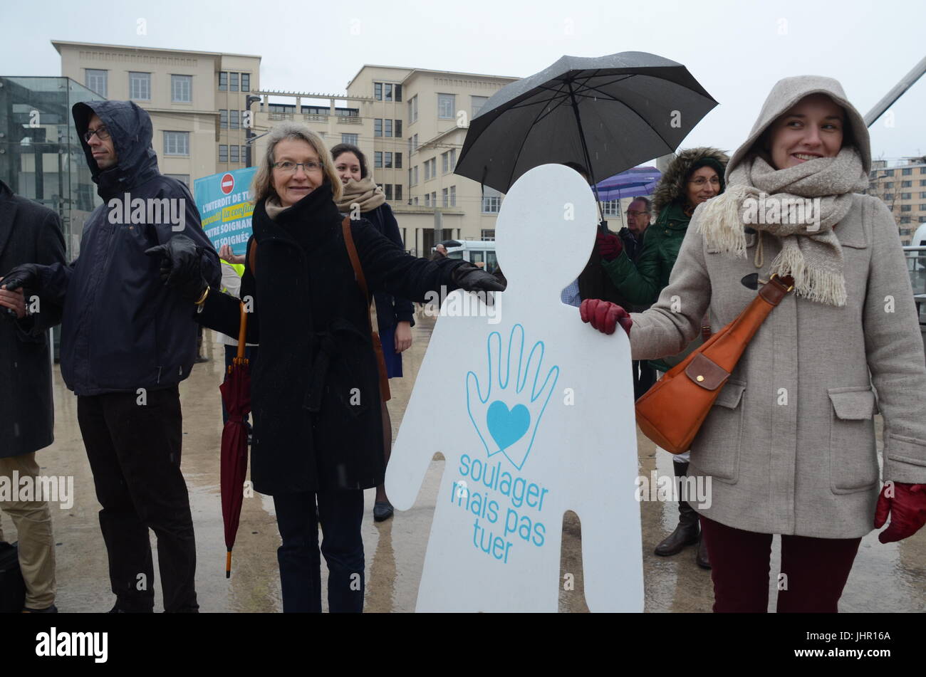 Euthanasia protest hi-res stock photography and images - Alamy