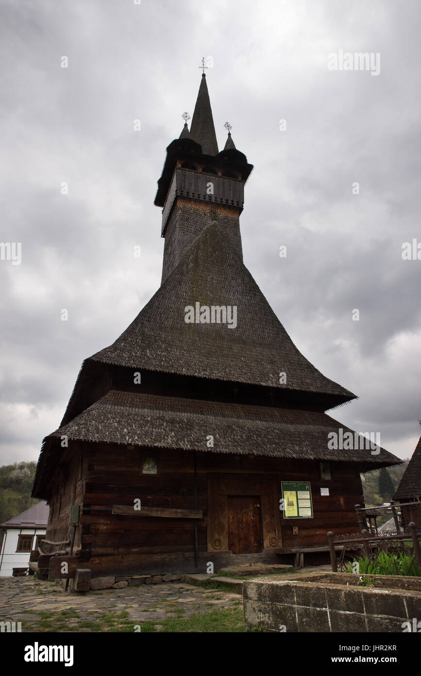 Wooden church (UNESCO world heritage list) of Budesti, district of ...