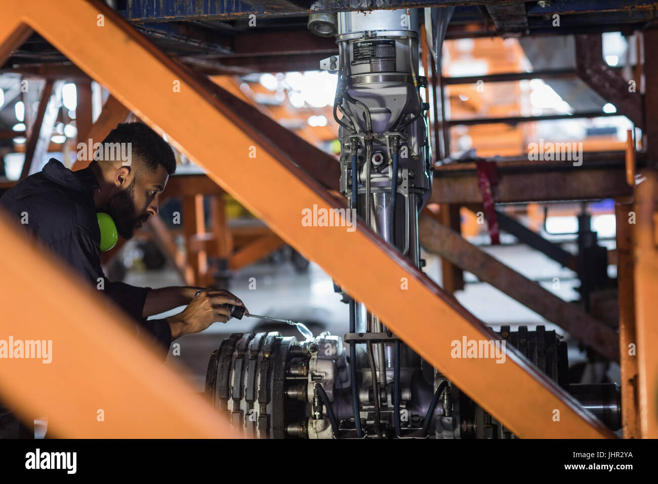 Aircraft maintenance steps hi-res stock photography and images - Alamy