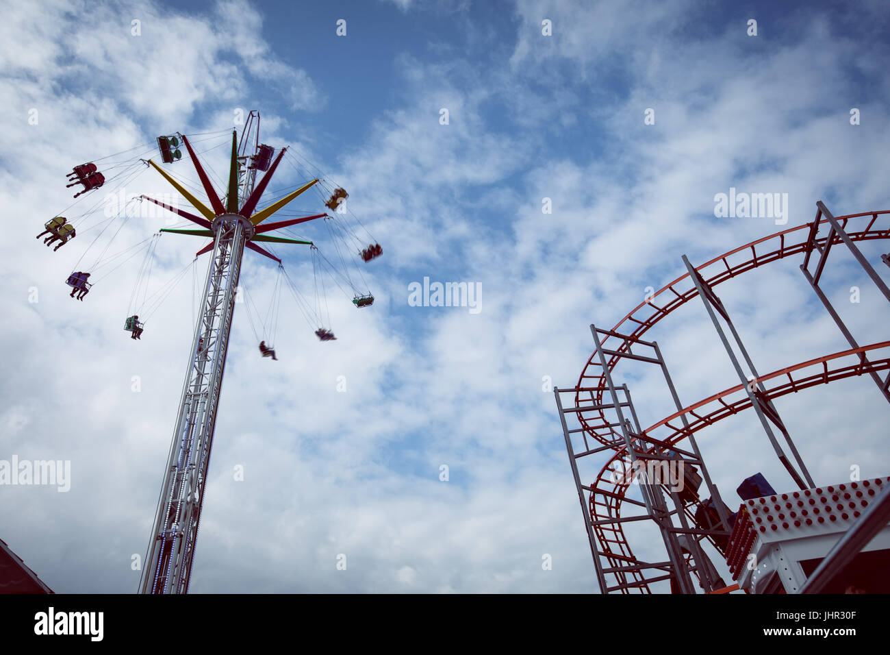 Swing ride amusement park hi-res stock photography and images - Alamy