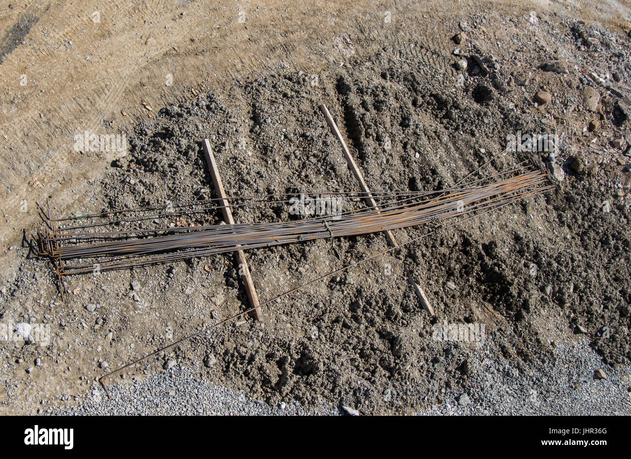 Iron bars reinforcement concrete bars for construction Stock Photo - Alamy