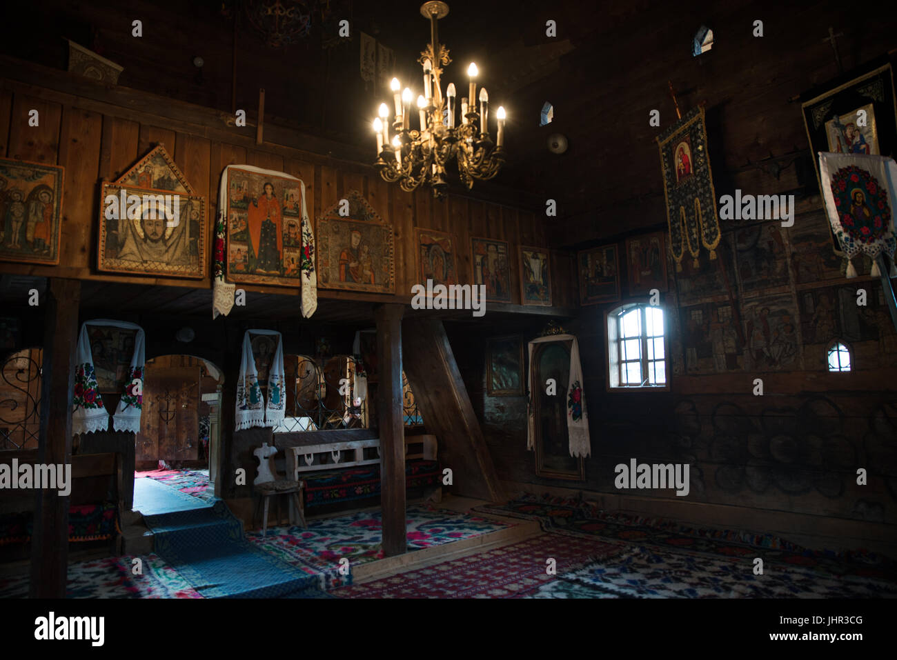 Wooden church (UNESCO world heritage list) of Budesti, district of ...