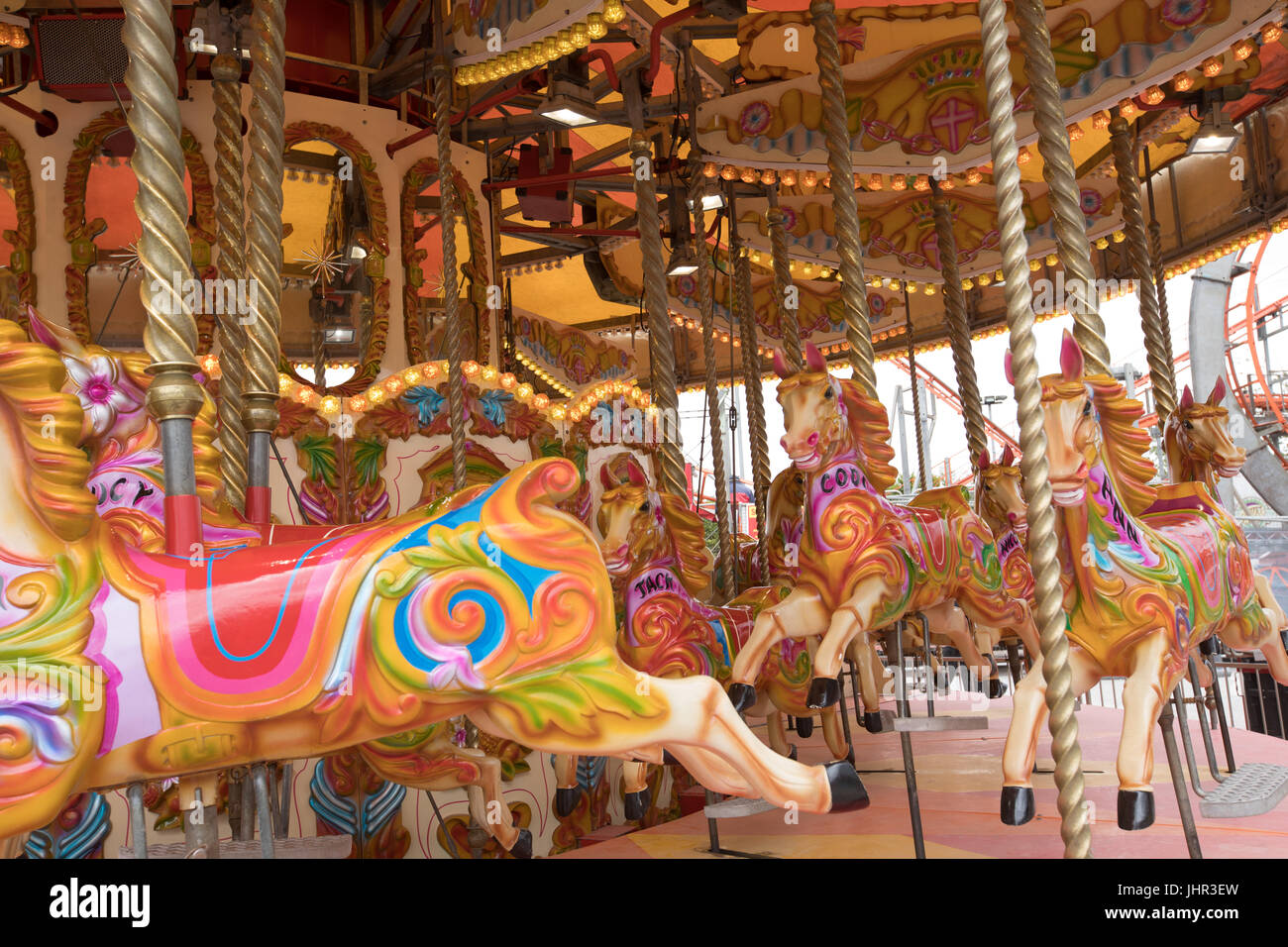 Merry go round carousel toy hi-res stock photography and images - Alamy